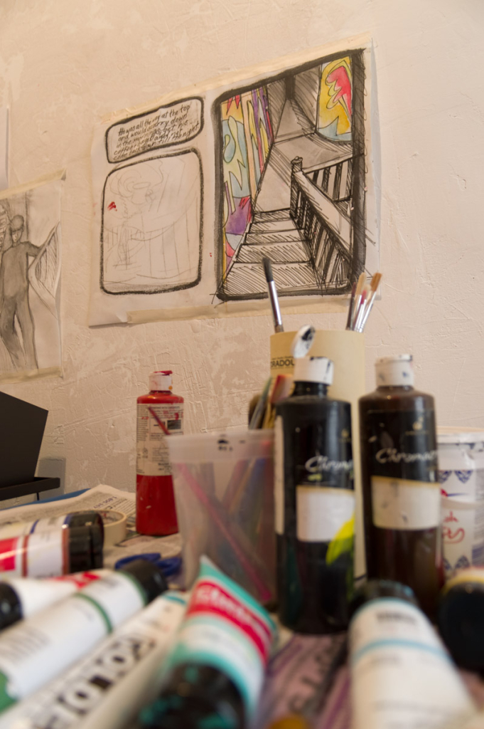 Open studio with artist Hope London – Welcome to Carlton Arms Hotel